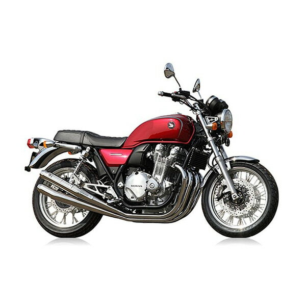 4本出しはエキゾーストノートとスタイルも名車CB750Kをモチーフにしたサイレンサー。ビッグネイキッドの醍醐味であるトルクフルな加速感を強化。軽く、扱いやすく、走りを楽しめます。適合型式：EBL-SC65最高出力：90.8ps（STD：77...