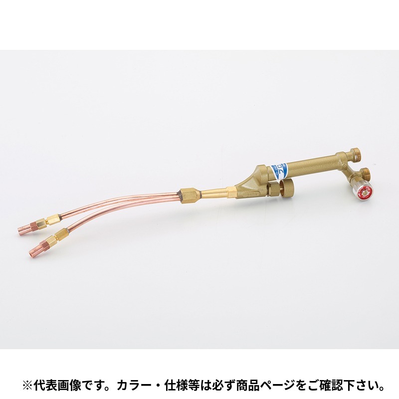 イチネンTASCO (タスコ)の一覧はこちら分類：溶接関連製品 ＞ 溶接機・バーナー【仕様】■ 全長…420mm　■ 重量…430g　■ 火口…＃100×2【特長】□ 先端部分がフレキシブルになっているので、火口の方向と角度が作業に応じて調...
