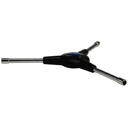 ParkTool(パークツール)の一覧はこちら リムの外側からニップルを回し振れ取り調整を行うホイール用のスポークレンチ。Y字レンチにより十分なトルクと微調整のしやすさを可能にしました。□仕様サイズ　（六角）5/5.5mm、クエア対辺　3....