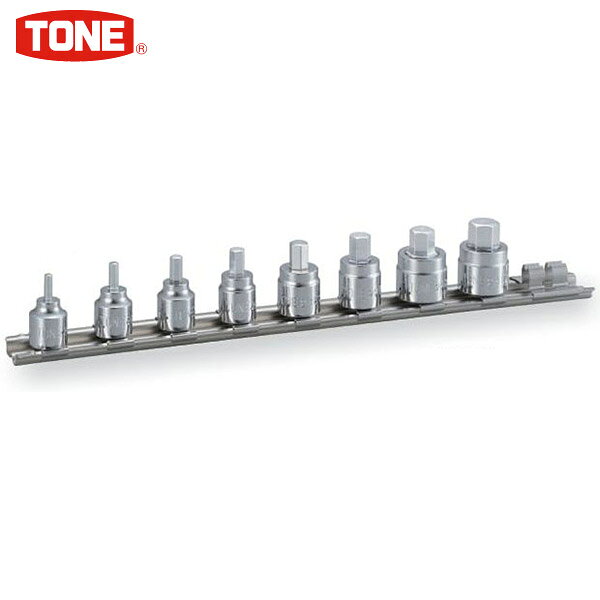 TONE(トネ)の一覧はこちら●差込角6.35mm(1/4inch)●ヘキサゴン●ミリ●Multiple●六角穴付きボルト・ねじの締付け、緩め作業用。●ソケットの取り外しが容易なアルミタイプのソケットホルダで作業効率がアップします。ねじ穴付...