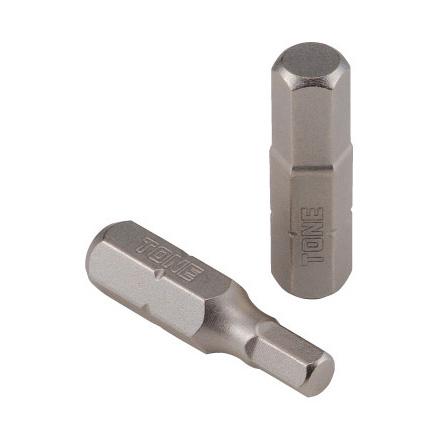 TONE(トネ)の一覧はこちら●ビット差込6.35mm(DIN3126 ISO1173 ショートビット)●二面幅4mm●ヘキサゴン●二面幅4mm●構造用鋼●六角穴付きボルト・ねじの締付け、緩め作業用。●差込角6.35mmのヘキサゴンビットに...