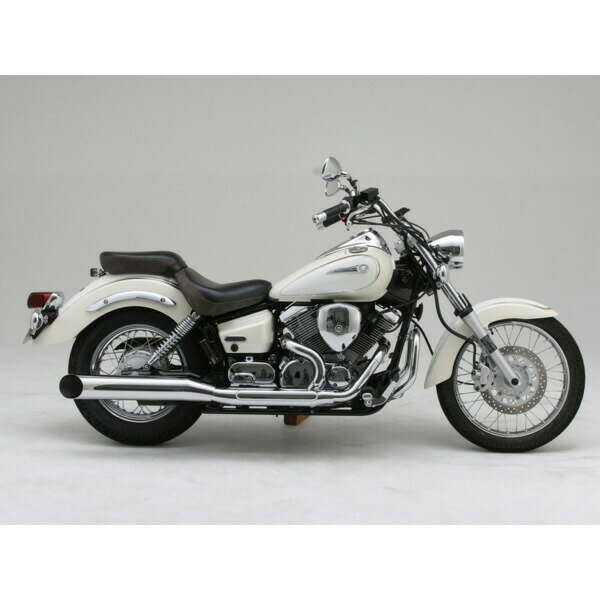 DAYTONA(デイトナ)の一覧はこちら■DS250●サイレンサー径φ100の横方向スラッシュカットを採用し、迫力のスタイリングに変身。●純正エキパイ(触媒内蔵)をそのまま使用しますので、平成18年排ガス規制に対応しています。この証明となる...