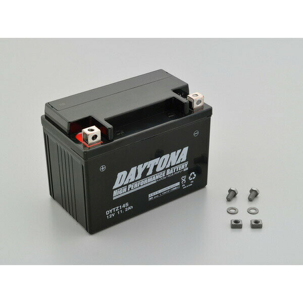 DAYTONA(デイトナ)の一覧はこちら■メンテナンスフリー（MF）バッテリー瞬間放電能力も高く、充電時間も短くなった、高性能バッテリー。電解液が注入済みのため、開封後すぐに使用できます。※ 3ヶ月以上未使用で保管している場合や、端子電圧が...