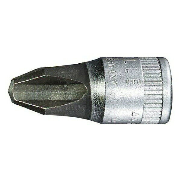 STAHLWILLE(スタビレー)の一覧はこちら軸長の短いプラスビットソケット●サイズ(#)：3●全長(L1；mm)：28●軸長(L2；mm)：16●質量(g)：12●軸長の短いプラスビットソケット。JANCD:4018754001064【...