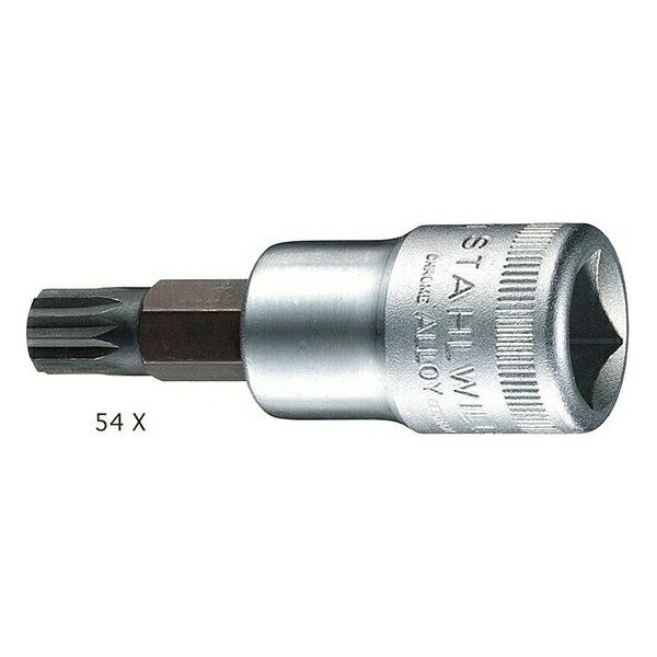 STAHLWILLE(スタビレー)の一覧はこちらトリスクウェア（三重四角・XZN）スクリュー用●サイズ：M16●全長(L1；mm)：60●軸長(L2；mm)：20●ソケット部外径(d；mm)：27.5●質量(g)：174●先端対角寸法(mm...