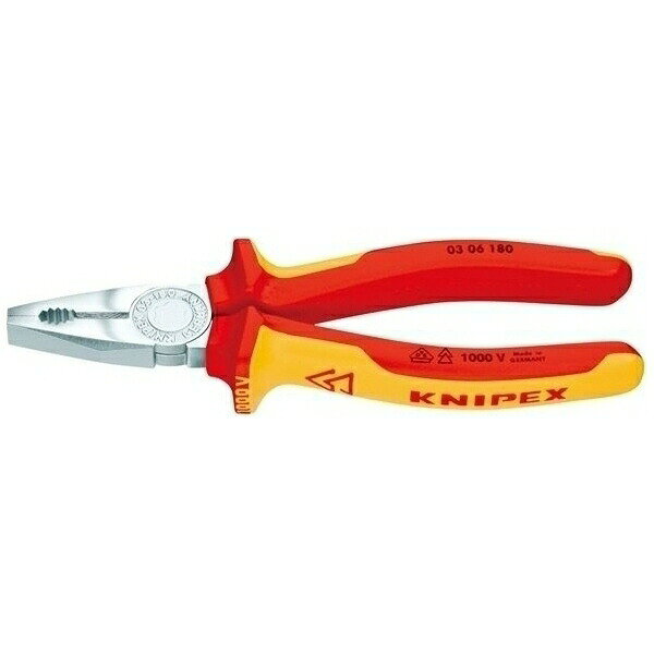 KNIPEX(クニペックス)の一覧はこちら支点が偏心しているので小さな力で切断が出来ます。●切断能力（中硬線；φmm)：3.1●切断能力(硬線；φmm)：2.0●切断能力(銅・アルミケーブル；φmm)：12●切断能力(銅・アルミケーブル；m...