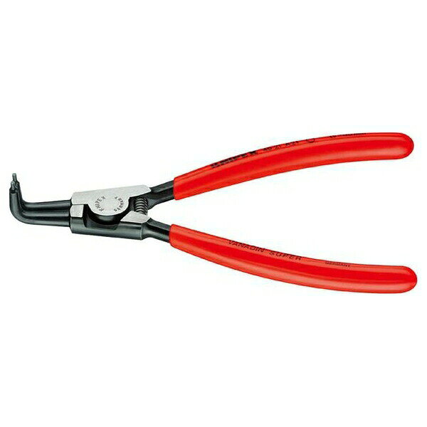 KNIPEX(クニペックス)の一覧はこちら簡単に軸用スナップリングの取り付け、取り外しができます。●対応シャフト径(φmm)：85-140●先端チップ径(φmm)：3.2●全長(mm)：300●質量(g)：510●簡単に軸用スナップリングの...