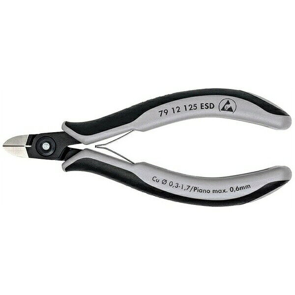 KNIPEX(クニペックス)の一覧はこちら質の高い作業を約束する精密エレクトロニクスプライヤー。●切断能力（軟線；φmm)：0.3-1.7●切断能力（中硬線；φmm)：1.3●切断能力(硬線；φmm)：1.0●切断能力(ピアノ線；φmm)：...