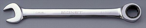 SIGNET(シグネット)の一覧はこちら美しいミラーメッキ仕上げ●サイズ(mm)：24●全長(mm)：333●スパナ部幅(B；mm)：53.0●メガネ部幅(D；mm)：50.1●スパナ部厚み(A1；mm)：11.2●メガネ部厚み(A2；mm...