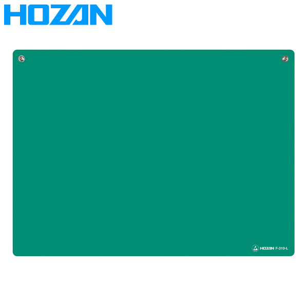 HOZAN(ホーザン)の一覧はこちら卓上サイズの導電性カラーマットフタル酸系4物質を含むRoHS規制10物質に対応既設の導電性カラーマット上に敷くことで汚れの防止にもなります。ハサミやカッターで自分好みの形状にカットすることができます。アー...