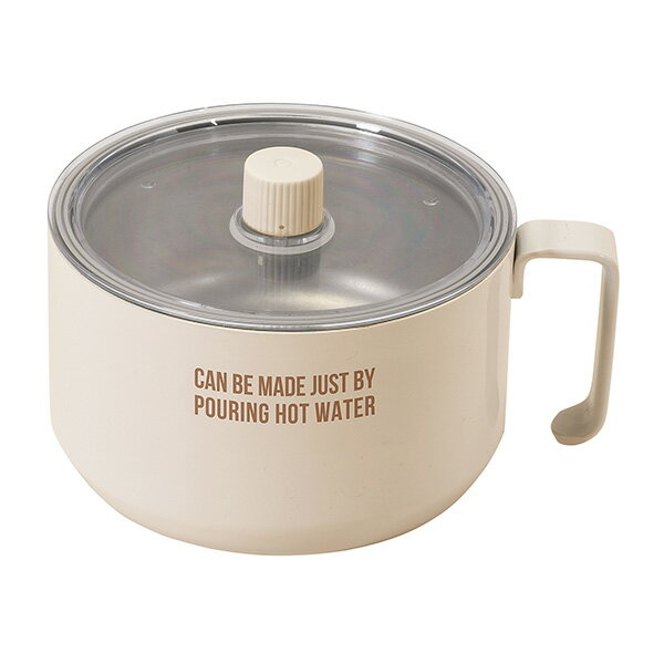 パール金属の一覧はこちら●熱湯を注ぐだけで、ラーメンやパスタが作れます●真空二重構造で温度をキープ●麺類は熱湯を注いで約5分●製品サイズ（約）／195×155×115mm●製品重量（約）／574g●容量／1.0L●材質／本体・ハンドル/ステ...