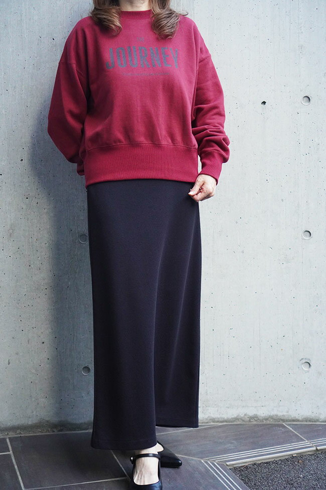 シンプルロゴがかわいいディニテコリエのトレーナー デニムやスカート、ボトムを選ばないシンプルなシルエットで幅広いコーデで活躍します。 春秋は一枚で、冬はインナーとしてもお召いただける幅広いシーズンで活躍する1着です♪ 【ブランド】 Dign...