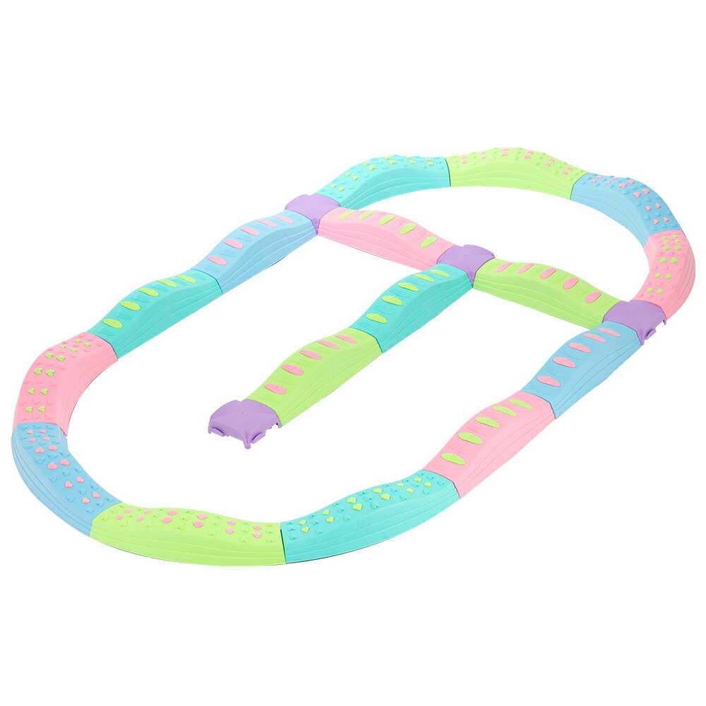 商品名 バランスブロック 20パーツ 商品仕様 サイズ： ウェーブ型：48cm×13cm ストレート型：42.5cm×13cm ジョイント：13cm×13cm 重量：6.5kg 耐荷重：約120kg 対象年齢：2歳～ 素材：高密度ポリエチレ...