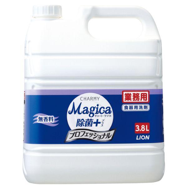 【商品名】チャーミー マジカ 除菌プロ 無香料 3.8L 【メーカー】ライオン株式会社 【JANコード】4903301253136 【商品説明】 「チャーミー マジカ 除菌プロ 無香料 3.8L」は、業務用に便利な大容量食器用洗剤。 油汚れ...