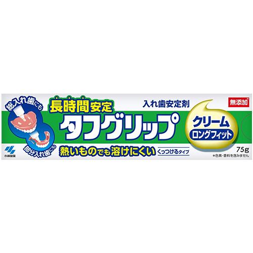 商品情報管理医療機器販売名：長時間安定タフグリップクリーム医療機器認証番号：303ALBZX00035000商品特徴クリームタイプなので、口の中で徐々にだ液を吸収しながら粘性を増し、粘りの力でしっかりくっつけ、入れ歯を安定させますクリームタ...