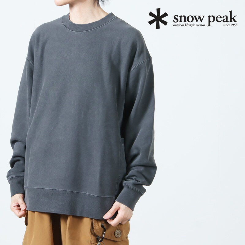 snow peakスノーピークUNISEXスノーピーク セックスGarment Dyed Pulloverガーメントダイ プルオーバーメーカー希望小売価格はメーカー商品タグに基づいて掲載しています採寸方法については [採寸方法について] を...