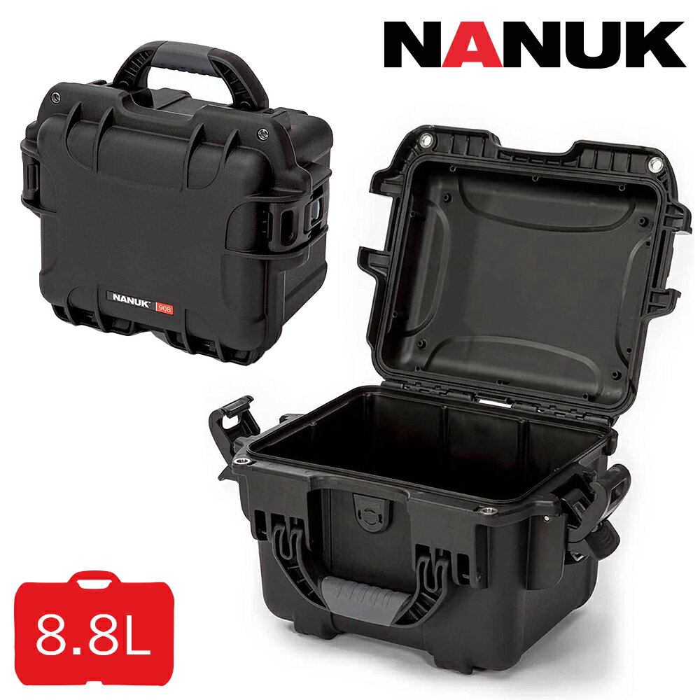 商品情報 型番 NK908B 製品名 タカチ 防水キャリングケース（NANUK ナヌークケース） 内装スポンジ 無し 外形寸法(mm) W318×H249×D203 内形寸法(mm) W203×H134×D180 カラー ブラック 主要材質...