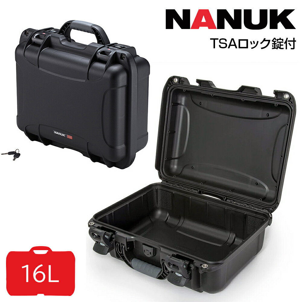 商品情報 型番 NKK920B 製品名 タカチ 鍵付防水キャリングケース（NANUK ナヌークケース） 鍵付 TSAロック錠付き セキュリティーの必要な機器に最適 内装スポンジ 無し 外形寸法(mm) W424×H342×D172 内形寸法...
