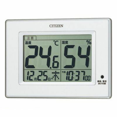 ●外寸：幅145×奥24×高105mm●重量：210g●測定温度：−9．9?50℃●測定湿度：20?95％●精度：温度＝±1℃，湿度＝±3％●使用電池：単3マンガン乾電池2本●材質：プラスチック枠●掛置兼用●単3マンガン乾電池2本付●熱中症...