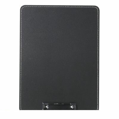 ●外寸：縦320×横235mm●厚：15mm●ボード厚：4mm●綴じ枚数：約50枚●材質：本体＝再生発泡PP，金具＝スチール●クリップが下側にあるので、A4サイズ以上も立て掛けOK。●スタンド付きで紙を挟んだまま立てかけられるから、クリップ...