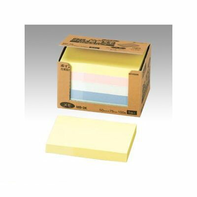 &nbsp; ニチバン &nbsp; 0120-37-7218 ●1個枚数：100枚●材質：古紙70％使用●よく使うものだから大量パックが便利。●簡易包装でゴミ削減のエコ商品。●メモ、マーク、インデックスに最適です。●入数：5個498716...