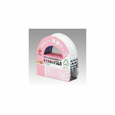 &nbsp; ニチバン &nbsp; 0120-37-7218 ●テープ厚：0．06mm●用途：紙，ガラス用●材質：テープ／ホルダー／巻芯＝古紙使用，基材＝古紙パルプ配合率40％再生紙，粘着剤＝アクリル系●カッター付●きれいに剥がせる仮止め...