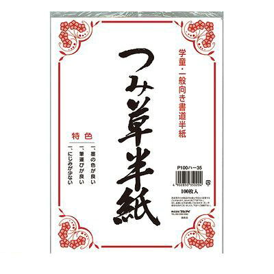 ●サイズ：縦333×横240mm●材質：パルプ紙●練習用●入数：100枚4902850350204