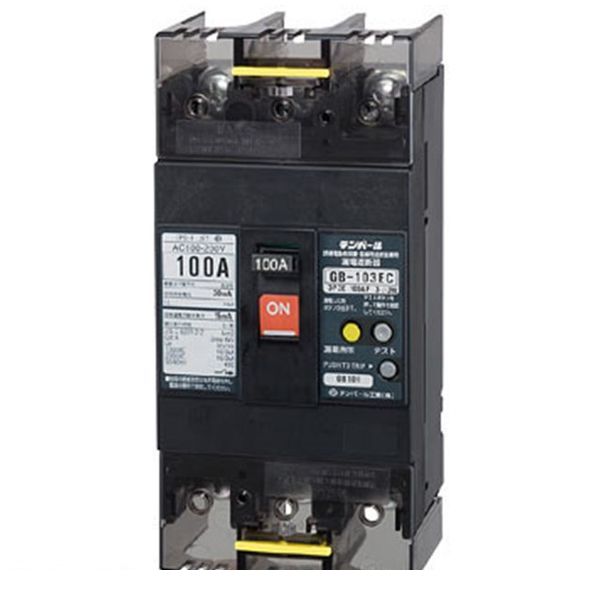 ●特長：高度な技術開発力とノウハウの蓄積が基本です。端子カバー付き。(GB-403EAは別売りとなります。)●仕様：表面形端子/圧着端子方式(圧着端子付属)●種別：漏電遮断器●質量(kg)：0.75●タイプ：Eシリーズ・経済タイプ●極数：3...