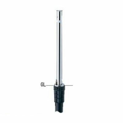 【商品説明】■ポール本体を地中に埋め込みできます■φ48．6■カギ付■高さ：700mm■エンド用（最終端部）