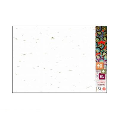 ●紙質：和紙●紙厚：0．14mm●坪量：81．4g／m2●プリンタ対応（片面）●入数：25枚●パッケージサイズ(mm)：D425×W305×H5●パッケージ重量(g)：280●規格4961411507815