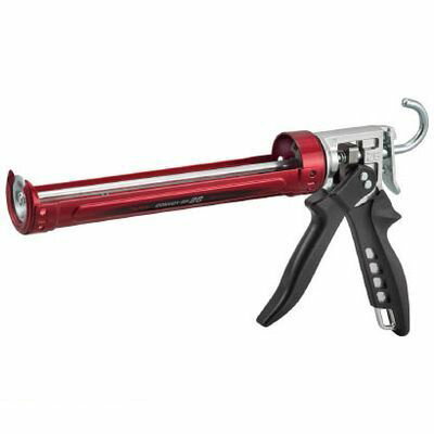 【商品説明】■ノズルカット面を自在に操るロータリー式ハンドルを採用しています。■押出し力をロスなく伝えるT3システムを搭載しています。■液だれ防止機構を搭載しています。■硬くなったコーキング剤も軽い力で押し出せます。■ノズルカット面を自在に...