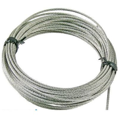 【商品説明】使用荷重 48.1kg強くて錆びにくいステンレス製。ワイヤーロープ 細径。ワイヤー径2.0mmx10m4969968558076