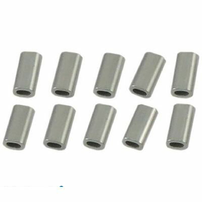 【商品説明】1個当たりサイズ L=7mm W=4mm D=3mm使用ワイヤー径 0.81mmワイヤーの仮止めに使用します。ペンチやカナヅチで圧着して使用します。4969968558205