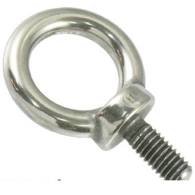 【商品説明】D=5mm L=16mm H=27mm B=14mm ねじ径=M6使用荷重 50kg金型や機器の吊上げ、一般の荷役に。ボルト頭部がリングになっており、チェーン、ワイヤー、ロープ等を通して使用できます。ステンレス製なので、防錆性・...