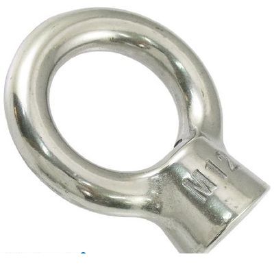 【商品説明】D=10mm L=30mm H=39mm B=22mm ねじ径=M12使用荷重 220kg金型や機器の吊上げ、一般の荷役に。ナット頭部がリングになっており、チェーン、ワイヤー、ロープ等を通して使用できます。ステンレス製なので、防...