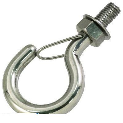 【商品説明】D=10mm L=86mm L1=62mm B=26mm W=32mm S=16mm T=2mm ねじ径=M10参考使用荷重 100kg ■取付け状況により異なります。本体固定（フックの向き）は調整ナットが付いているので簡単に合...