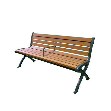 ミヅシマ工業06-6534-1201【商品説明】■製品詳細：・ベンチ・再生樹脂使用・お客様組立製品・アンカー固定可：別途・グリーン購入法適合品・無鉛塗料使用■仕様：・座りやすさと立ち上がりをスムーズにさらに寝転び防止効果もった仕切り手すりを...