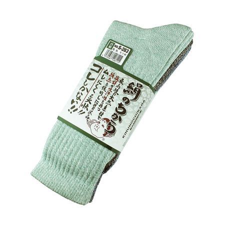 おたふく手袋072-728-1111【商品説明】■夏の足ムレ・冬の足冷えに抜群の天然素材使用。肌にあたる内側部分を絹糸、外側に綿糸と補強にポリエステルを使用。4970687408115