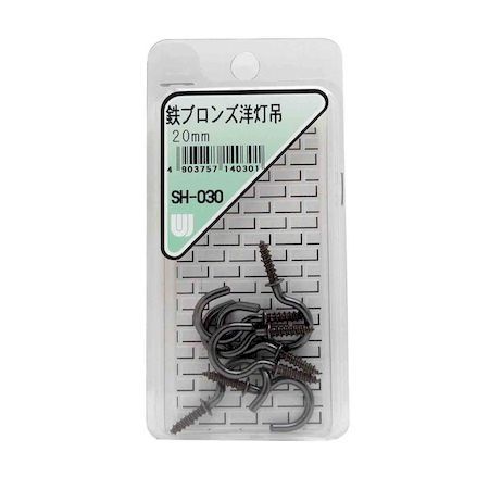 【商品説明】●木部用、木部にネジ込んで取付ける金具です。●堅い木の場合はキリで下穴をあけてネジ込んで下さい。●小物などを吊るすのに最適です。●木部用の為木部以外にご使用になられません。●石膏ボード、ALC、軽天ボード、薄いベニヤ板等には使用...
