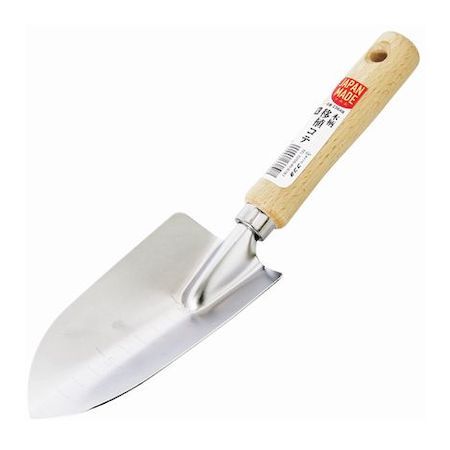 【商品説明】●一段上の道具選び。ガーデニングで使用する日本製移植コテ。●草花の移植や苗の植え付けに使用するガーデニング用スコップ●根の深い雑草を掘り起こすにも適している園芸用小型ショベル●クロームメッキ仕上げで錆にくい。●頭部材質：クローム...