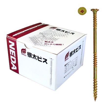 株式会社ウイング0794-82-1300【商品説明】●ピッチの違う3段ネジ構造。2段目ネジで強力引寄せ。3段目逆ネジがガッチリロック。施工時の木浮きが少なく、かつ超強力な締まり。反った材料でも確実強力に締め付け。●先端細かな2条ネジにレイト...