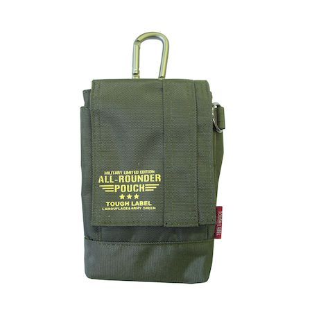 【商品説明】●多機能小物ケース●私物や仕事道具などを入れてオールラウンドに活躍●撥水加工ポリエステル使用●サイズ　W110×H170×D20●重量　約115g●材質　本体　ポリエステル　カラビナ　アルミニウム4968198103278
