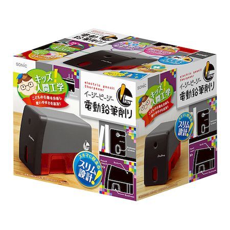 【商品説明】●キッズ人間工学！子供の行動を分析し使いやすさを追求！●机ひろびろ！スキマに収まるスリム設計！●外せるコードと、持ちやすいコンパクト設計でゴミ捨てラクラク！●15度の角度をつけた斜めの挿入口で鉛筆が入れやすい！●削り上がりオート...