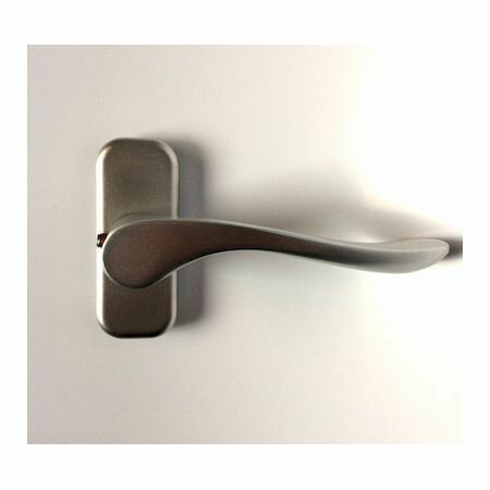 【商品説明】●レバー：AU型●座：K1U丸座●材質：アルミ製●色：アルマイトシルバー●勝手：R型●対応扉厚：33〜43mm●商品セット内容：室内側レバー／1個 室外側レバー／1個 室内側レバー座／1個 室外側レバー座／1個 レバー座取付ビズ...