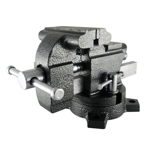 【商品説明】■強靭な鋳物鉄製!回転盤付で加工に便利■口幅/90mm■口開き/約90mm■口の深さ/50mm■アンビル/35×45■全長/230mm■重量/4.5■本体材質/鋳物製炭素鋼■口金材質/鋼材4954458300839