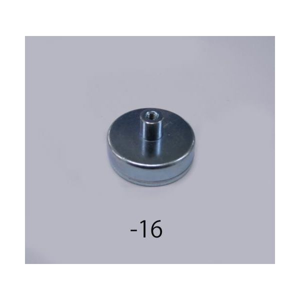 ●材質…フェライト磁石、スチール（亜鉛メッキ加工）●吸着力…80N(8.0kgf）●サイズ…φ32×7(ネジ穴込：15)mm●ネジサイズ…M4●使用温度…120℃以下●重量（1個）…32g●入数…5個/pack●耐腐食性に優れた雌ねじ付きマ...