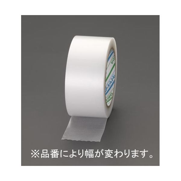 ●材質…基材：ポリエチレンクロス、粘着剤：アクリル系●強力な粘着力と高い手切れ性●クリアー色なので作業現場の景観を損ないません。●幅…100mm●長さ…25m●厚さ…0.16mm