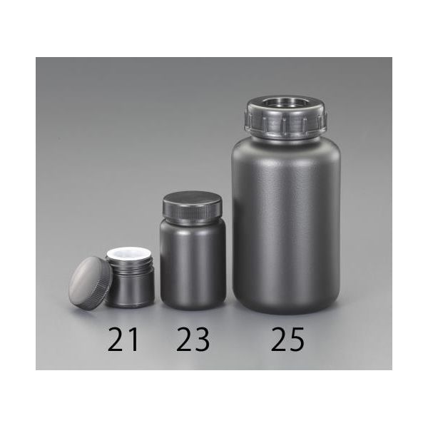 ●容量(ml)…100●胴径(mm)…48.5●高さ(mm)…80●内径…35.5mm●材質…ポリエチレン●入数…1個●中ぶた付●ふたは、ねじ式●遮光性に優れています。