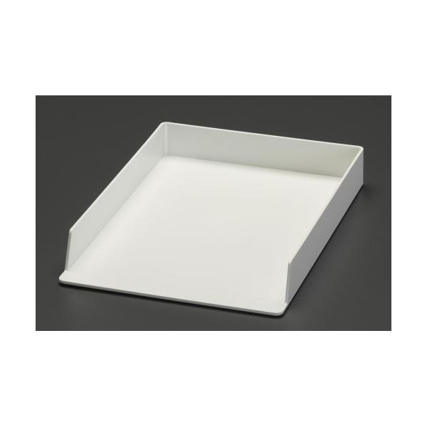 ●材質…ABS樹脂●積み重ね可能●A4サイズのクリアホルダーも収納できます。●★EA954T-31〜-62のトレーを積み重ねたり、組み合わせて使用できます。●サイズ（W×D×H）…239×324×45mm●色…白
