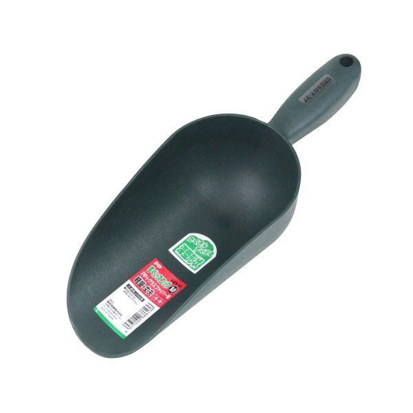 【商品説明】【用途】スコップ。【機能・特徴】土すくい用です。深型形状でたっぷりすくえます。先が丸く、土ささりがスムーズです。【仕様】●サイズ：幅約105×高さ約115×奥行き約290mm。●重量：約100g。●タイプ：丸型。【材質】●本体：...